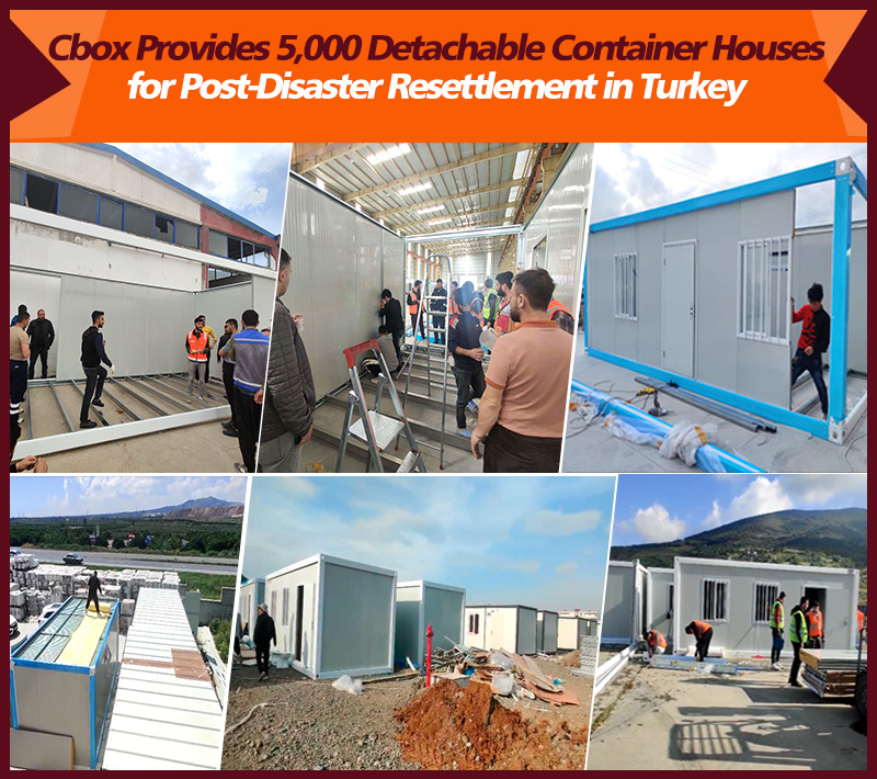 Cbox Delivers 5,000 Container Houses for Post Disaster Housing in Turkey
