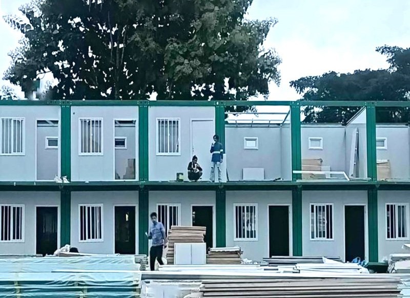 How We Built a Container School with Detachable Container Houses in the ...