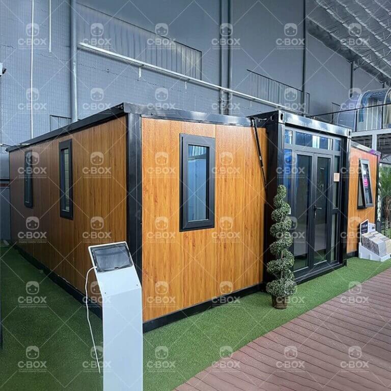 Expandable Tiny House Orange Prefab Container