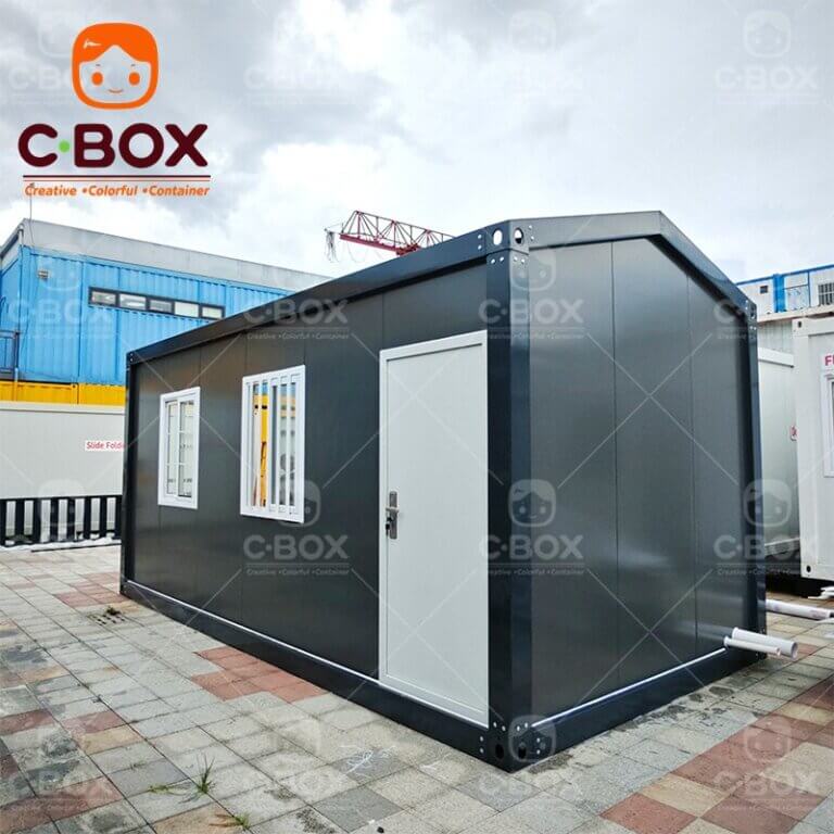 Snow Resistant Container House With Pitch Roof